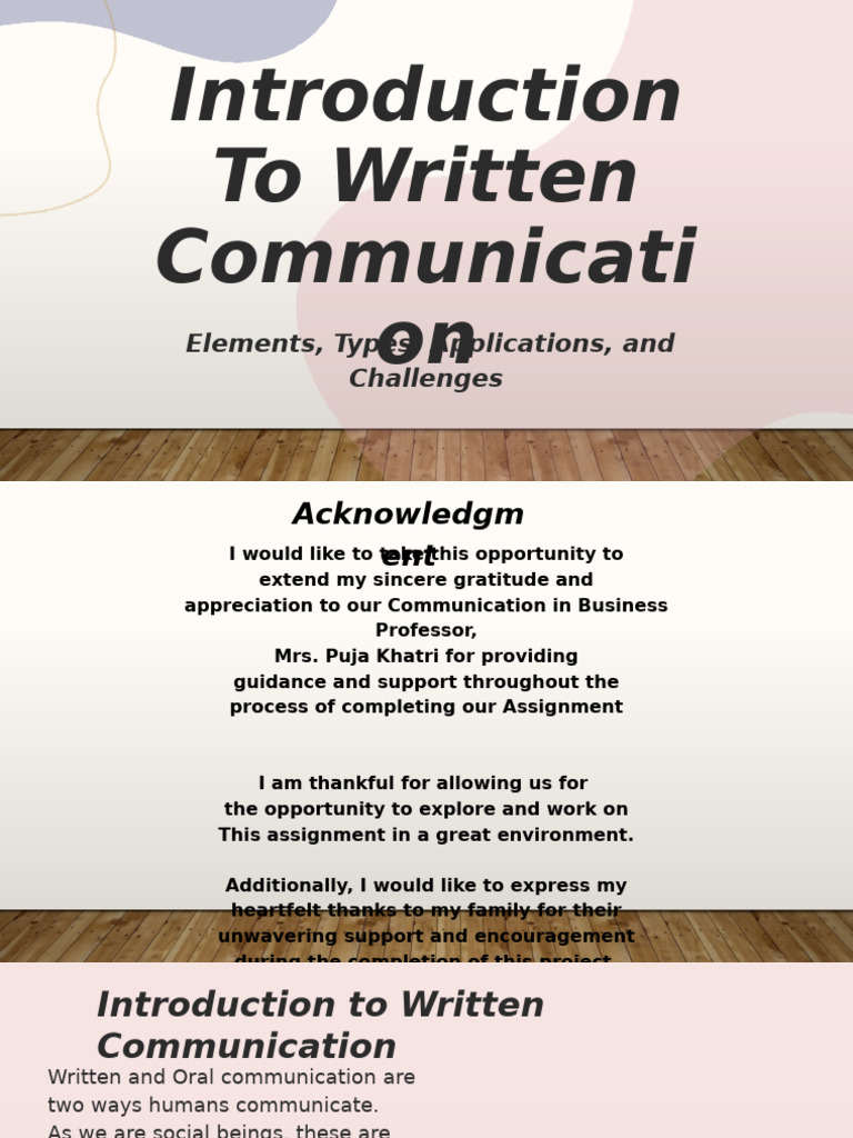 Bussiness Comm PPT - Group 01 - AB | PDF | Memorandum | Communication