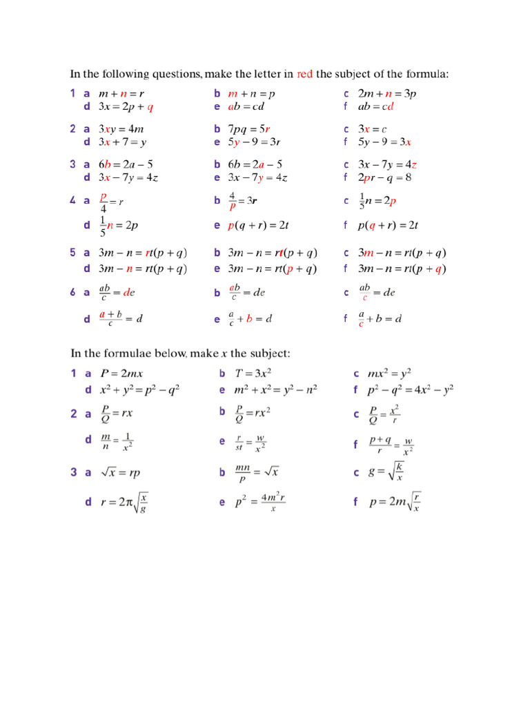 Algebra 3 Preig 11A | PDF