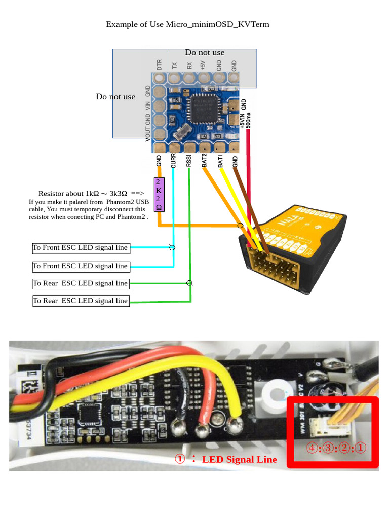 diagrama LED naza v2 on phantom 2 | PDF