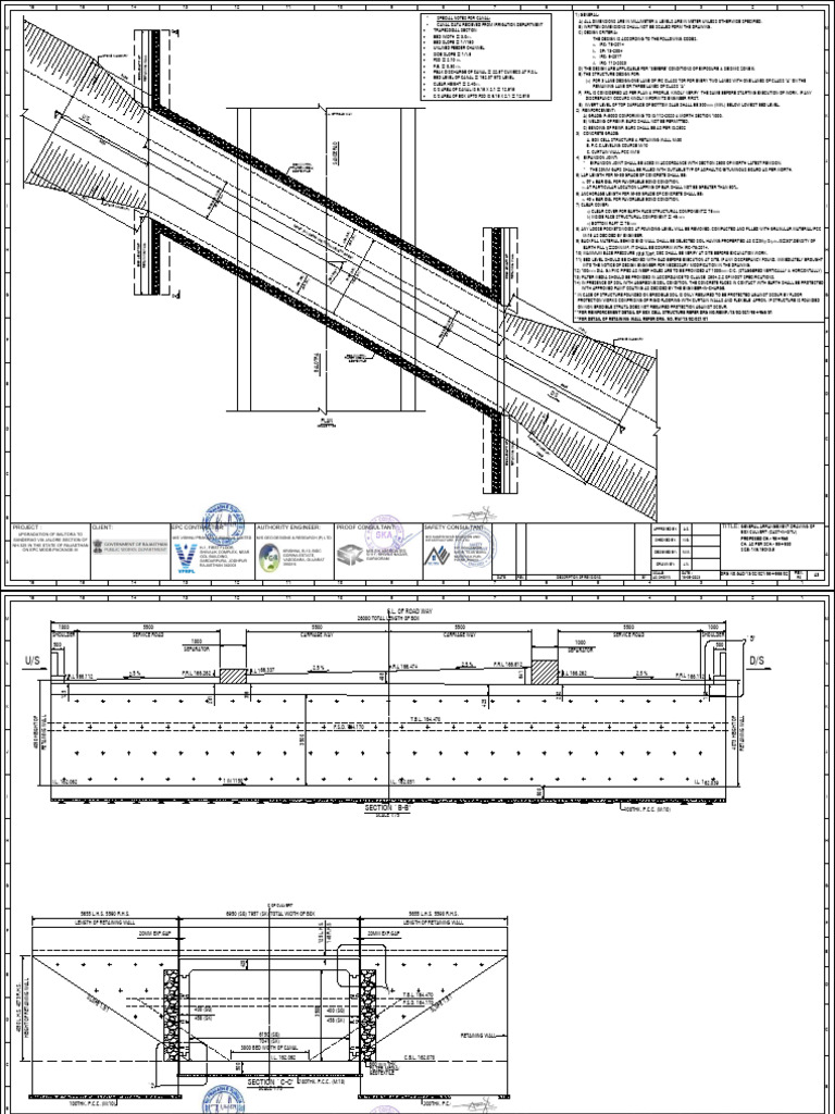98+968 - Canal Structure | PDF | Concrete | Architectural Elements