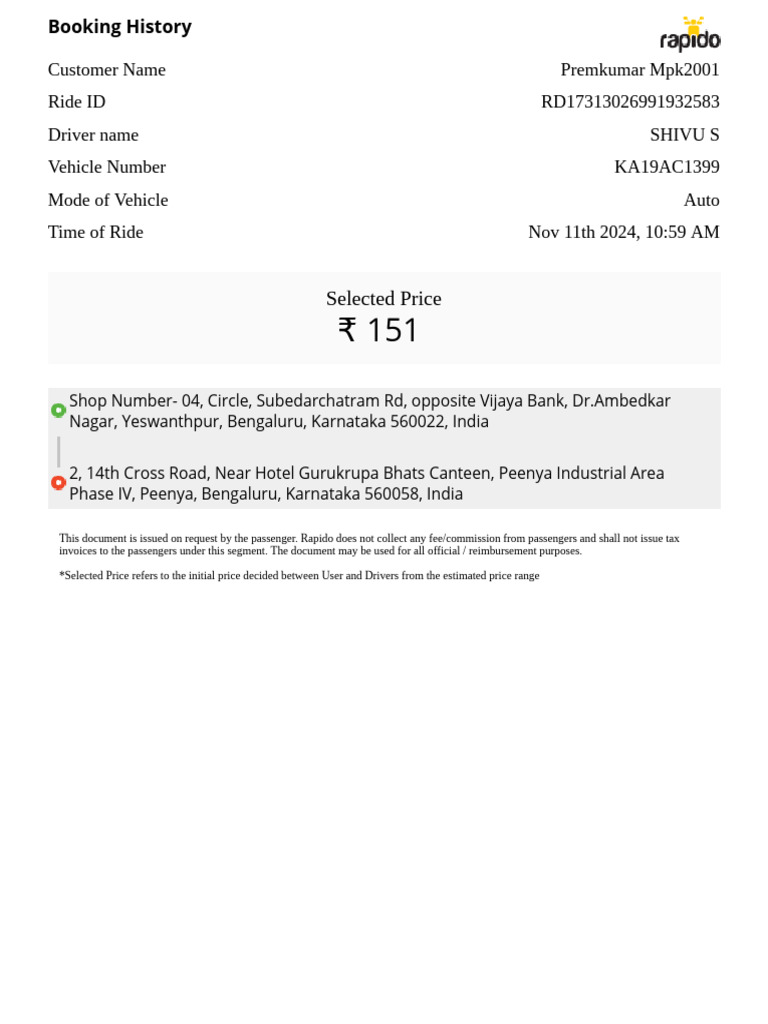 Auto Receipt RD17313026991932583 | PDF