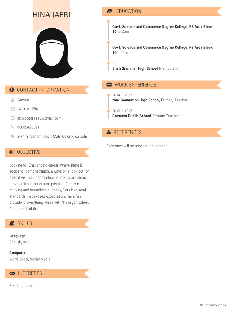 Hina Jafri CV | PDF