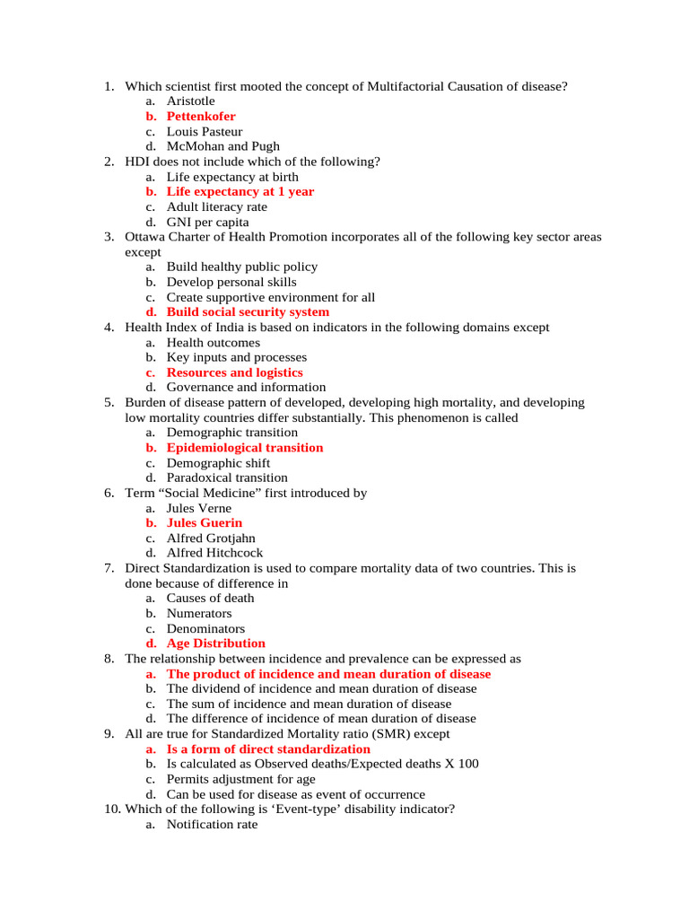 MCQ'S | PDF | Cohort Study | Hepatitis