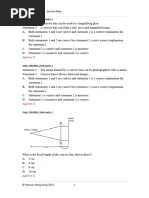 Class 8, Science Chapter 13 Light | PDF | Reflection (Physics) | Mirror