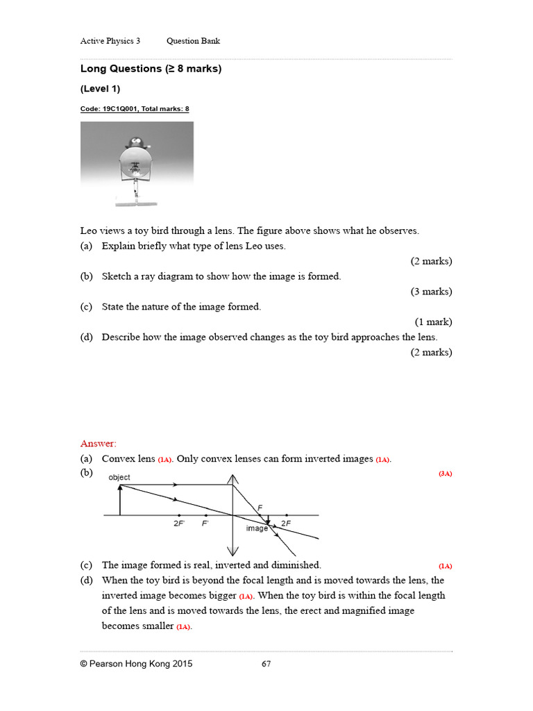 Bk3_Ch19_QB_e (Lq_ans) | PDF | Electromagnetic Radiation | Optics