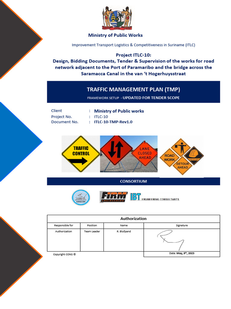 App 1-Traffic Management Plan - UPDATED 4 Tender - Rev2.0 - 230509 ...