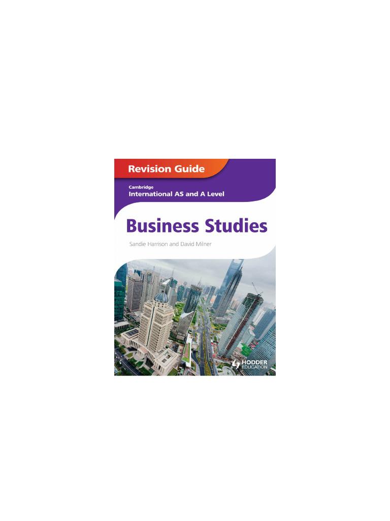 打开"ALevel a-Level CIE 商务教材 Business Revision Guide 指导书" 4 | PDF