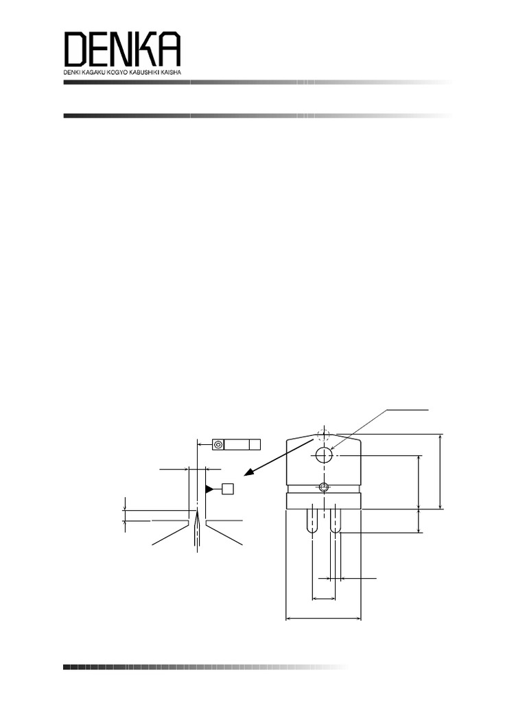 DENKA TFE Electron Emitter Data Sheet | PDF