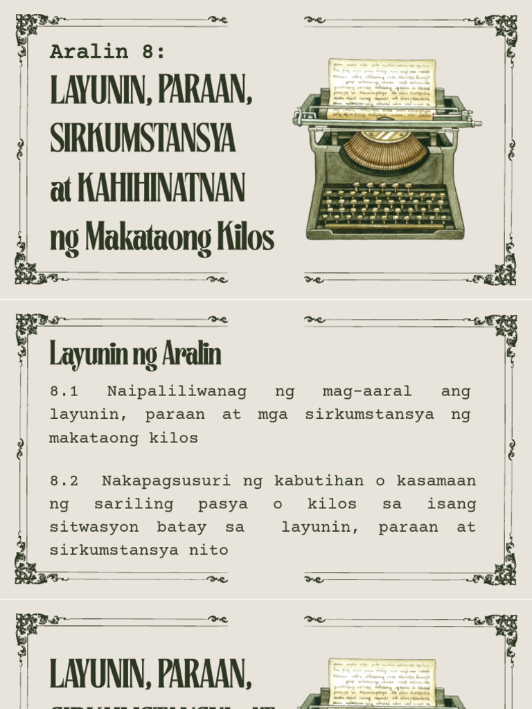 ESP-10-2q-Modyul-8-Layunin-Paraan-Sirkumstansya-at-Kahihinatnan | PDF