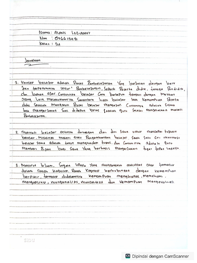 Tugas Tutorial 1 Alans | PDF