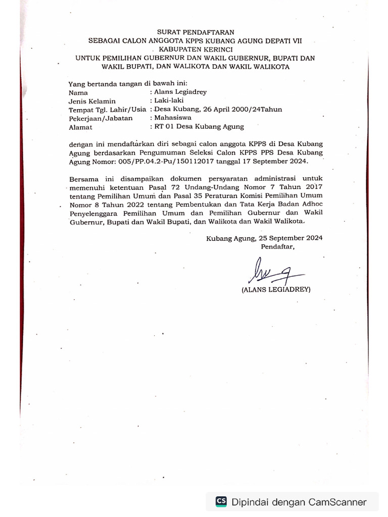 Bahan KPPS Alans Legiadrey | PDF