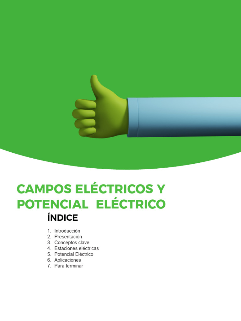 Campos Eléctricos y Potencial Eléctrico | PDF | Electricidad | Campo ...