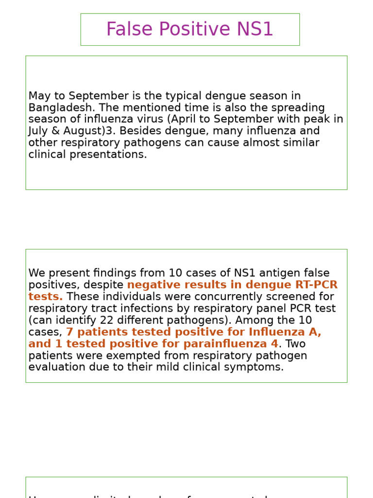 False Positive NS1,IgM | PDF