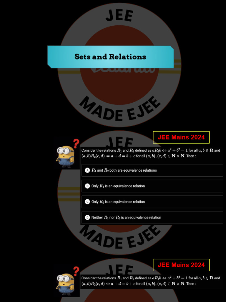 Jee Mains Maths PYQ | PDF | Differential Geometry | Abstract Algebra