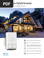 Deye - SUN 5K SG01LP1 EU - Datasheet | PDF | Energy Technology ...