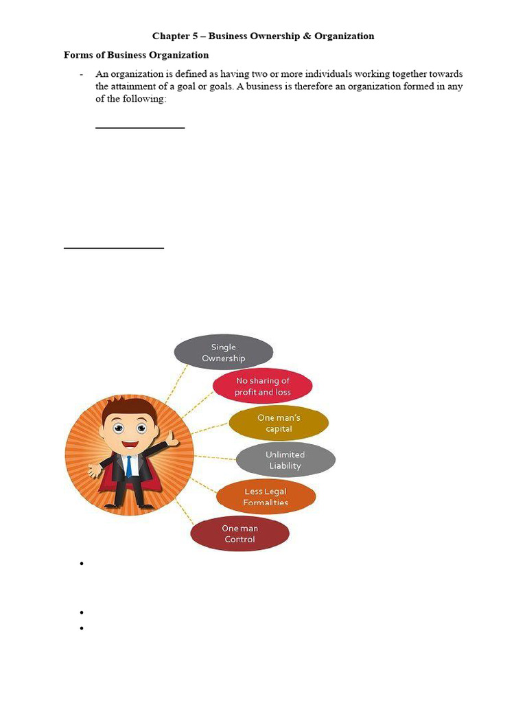 Chapter-5 Entrepreneurship | PDF | Sole Proprietorship | Partnership