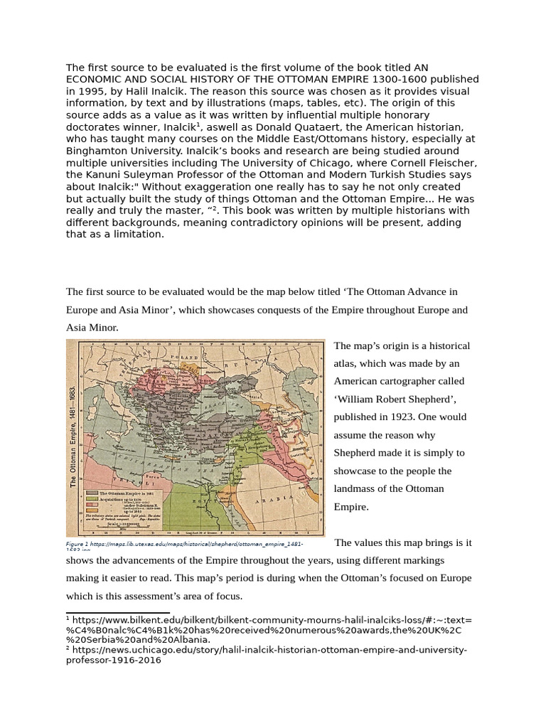 An Economic and Social History of The Ottoman Empire | PDF | Ottoman Empire