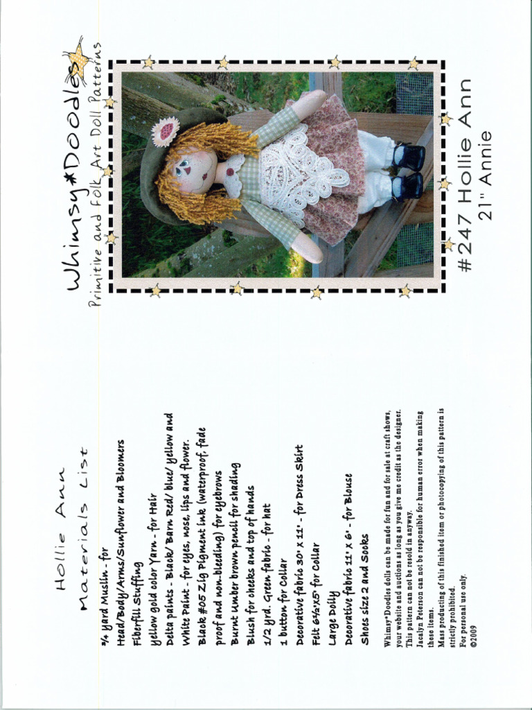 Hollie_Ann_Annie_Doll_Pattern__247_PM[1] | PDF
