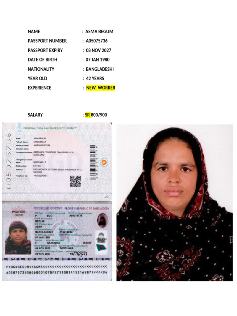 ASMA BEGUM A05075736 SHAHIDUL BH | PDF