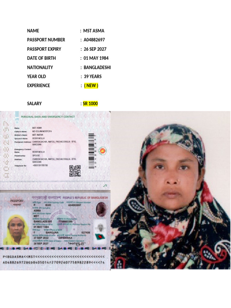 MST Asma A04882697 Shoikot Chaina Town 02 | PDF