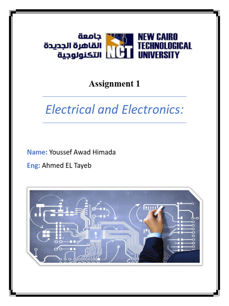 Elec and Elctronics Ass 1 | PDF