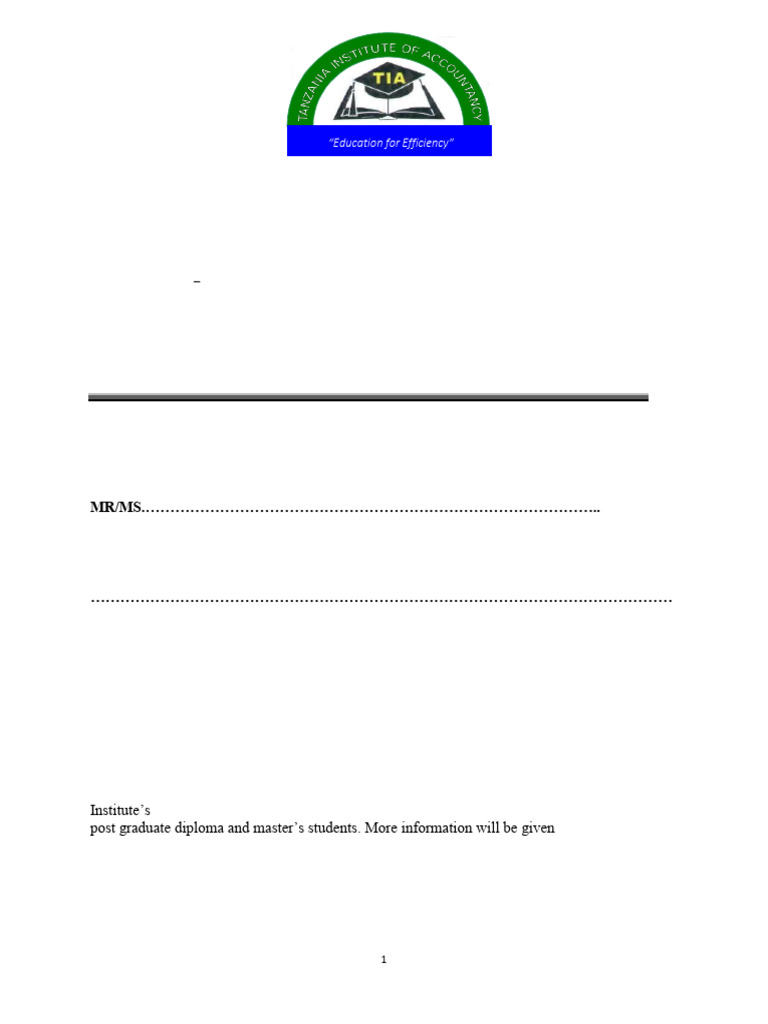 Dsm Bachelor Admission Joining Instruction 2024 2025 Compressed | PDF ...