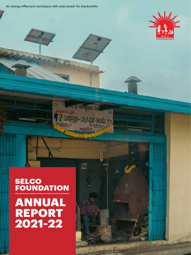 SELCO Foundation Annual Report 2021 2022 2 Compressed | PDF ...