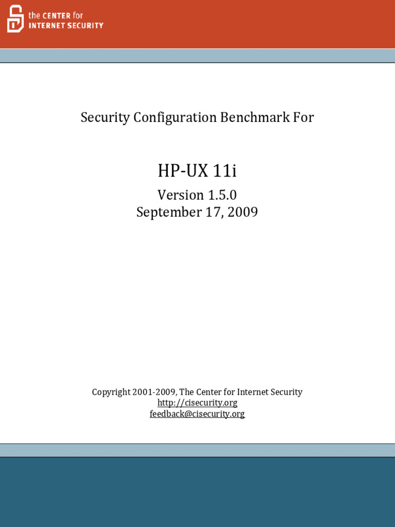 CIS HP-UX 11i Benchmark v150 | PDF | File Transfer Protocol | Secure Shell