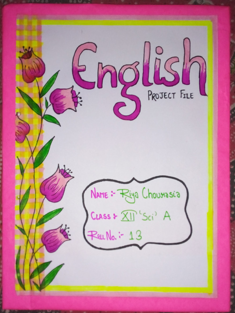 English Project File 12th Cbse | PDF
