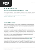 ADHD Adult Initial and FollowUp Questionnaire | PDF | Attention Deficit ...