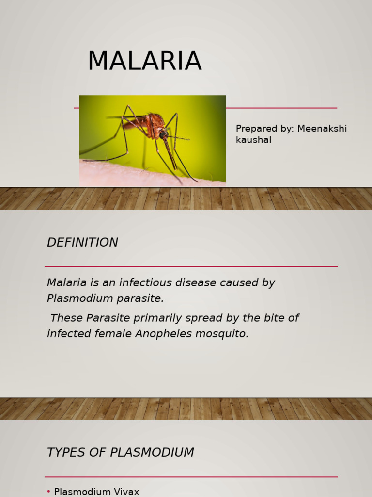 Understanding Malaria: Types, Symptoms, and Treatment | PDF