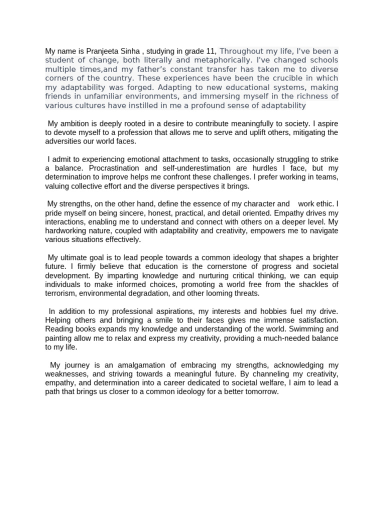 essay | PDF | Creativity | Empathy