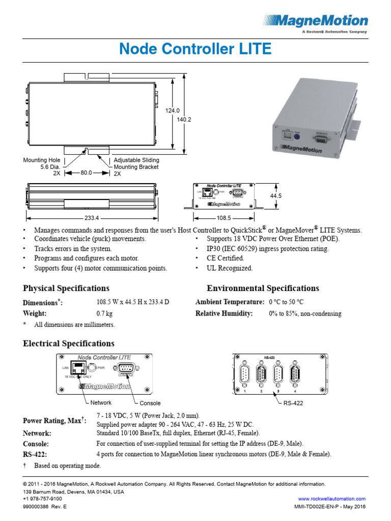 Mmi-Td002 - Node Controller LITE | PDF | Physical Layer Protocols ...