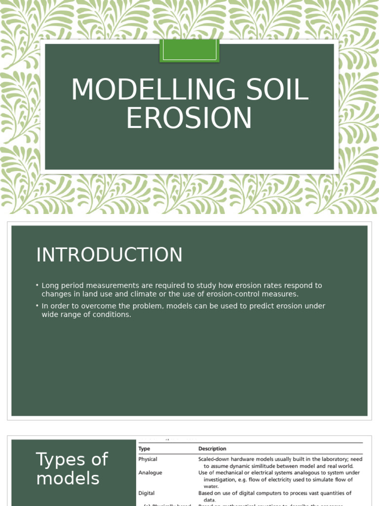 Soil Erosion Modeling with USLE | PDF | Erosion | Soil