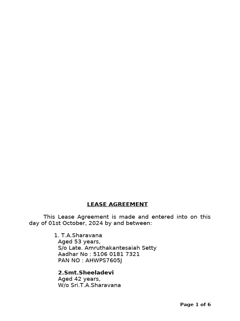 Corporate Office Draft | PDF | Lease | Common Law