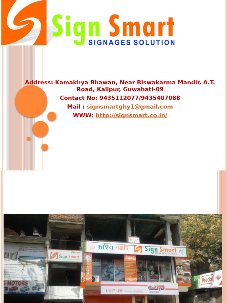 SignSmart: Comprehensive Signage Solutions | PDF