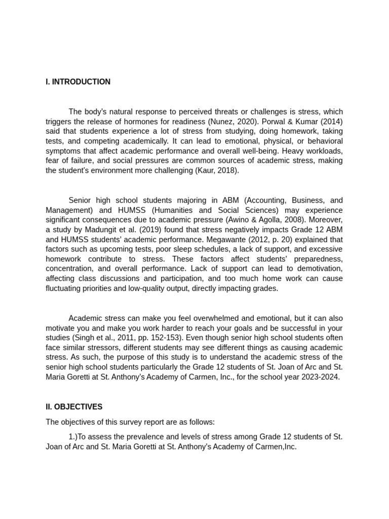 Eapp Survey Report Finals | PDF | Stress (Biology) | Likert Scale