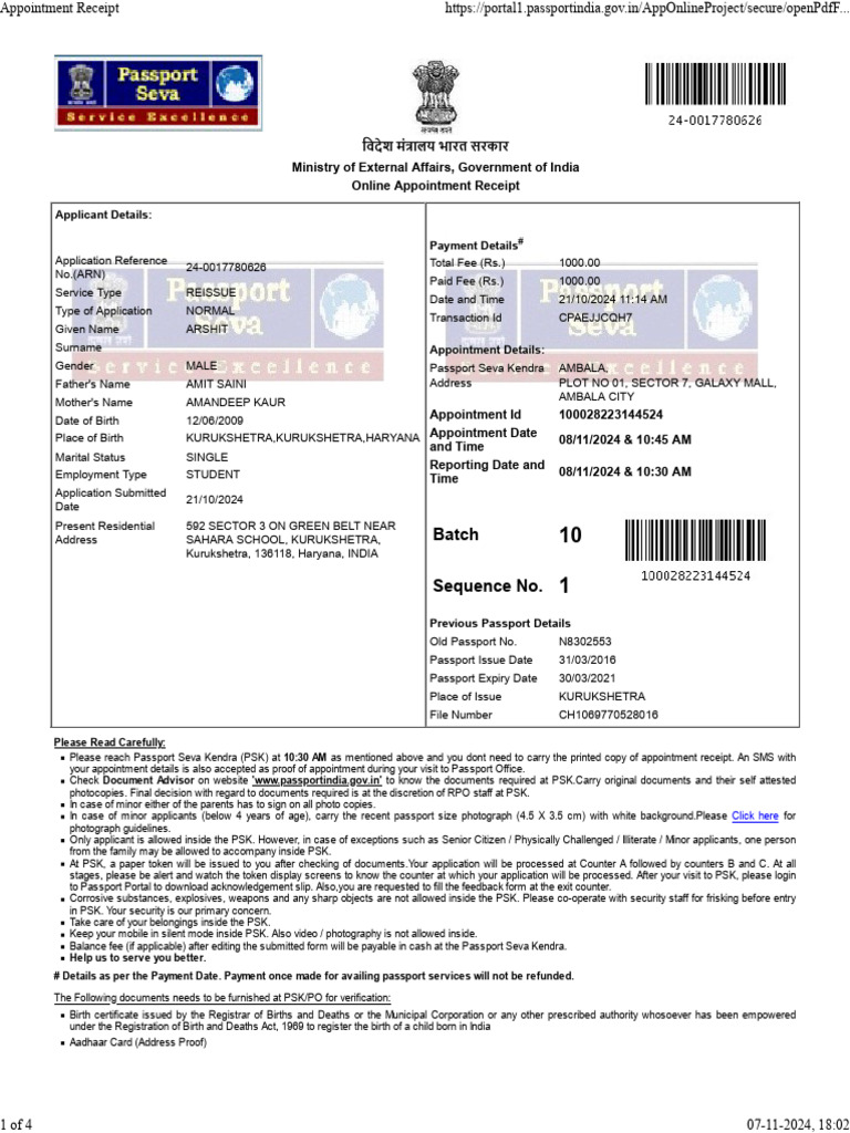 Information 2 | PDF | Identity Document | Passport