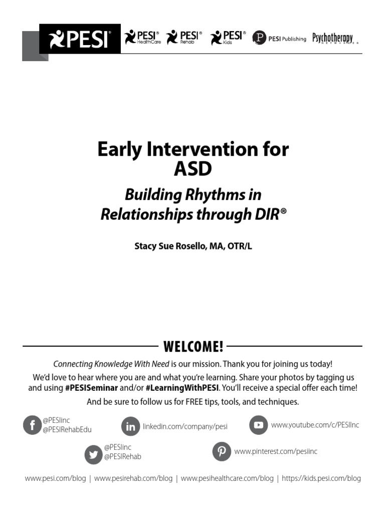 Early Intervention Strategies for ASD | PDF | Autism Spectrum ...