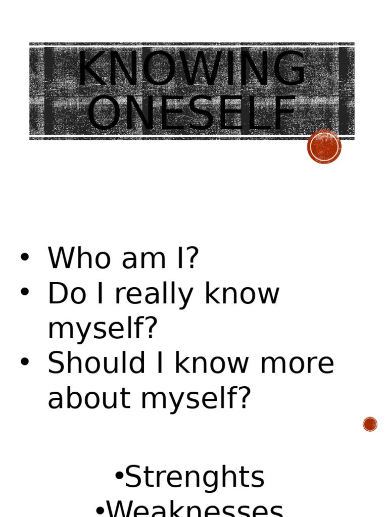 Five Dimensions of Self Awareness | PDF | Self | Thought
