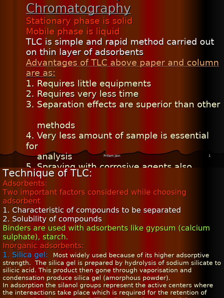 Thin Layer Chromatography | PDF | Thin Layer Chromatography | Chromatography