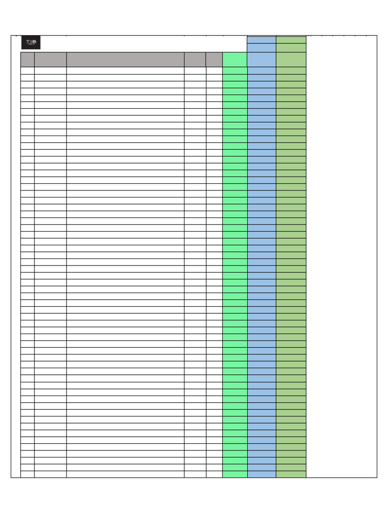 Listado de Precios Noviembre TIB 1969 | PDF