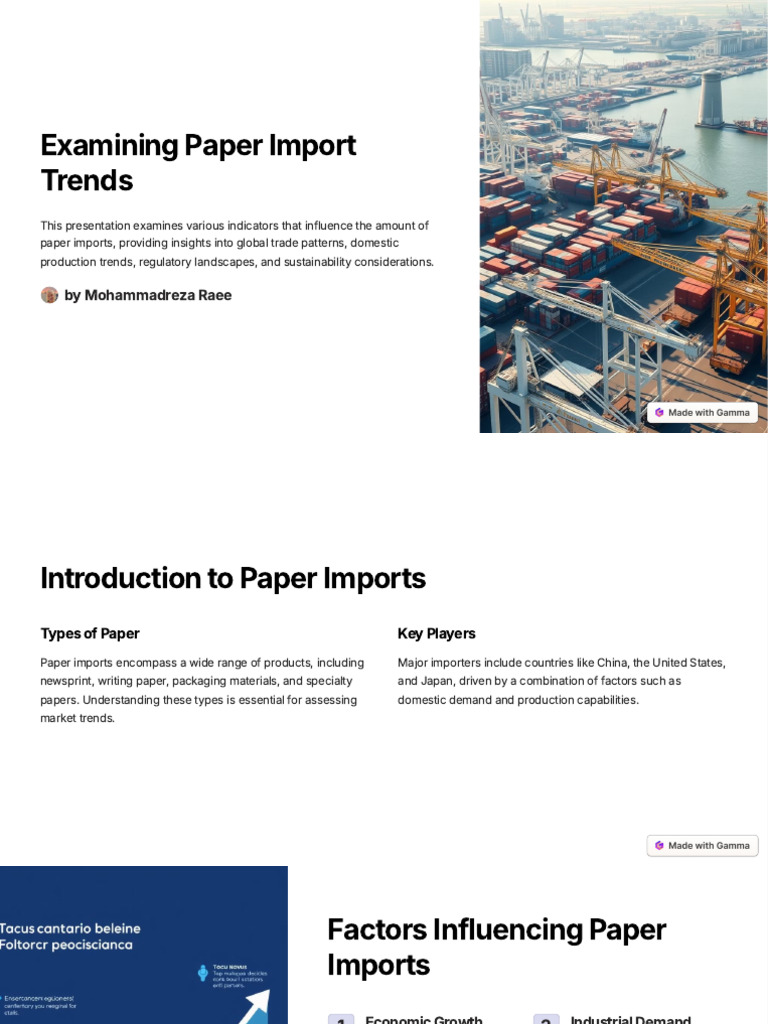 Paper Import Trends and Insights | PDF | Sustainability | Recycling