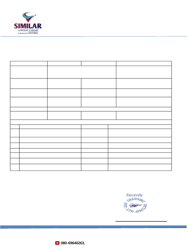 Similar Test Certificate | PDF