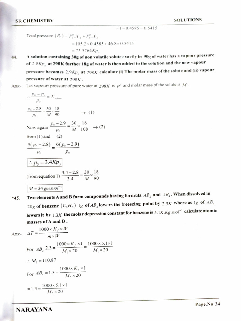 Chemistry equations | PDF | Solubility | Applied And Interdisciplinary Physics