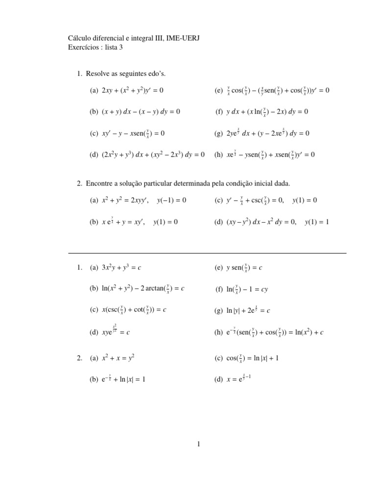 lista3-calculo3 | PDF
