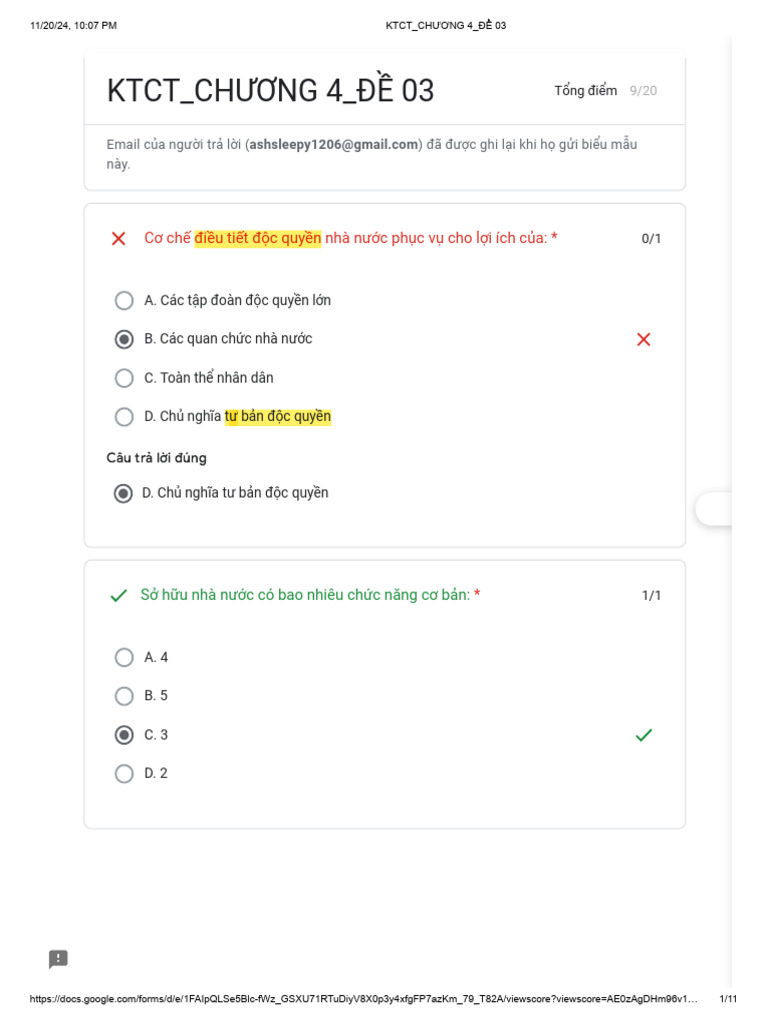 KTCT_CHƯƠNG 4_ĐỀ 03 | PDF