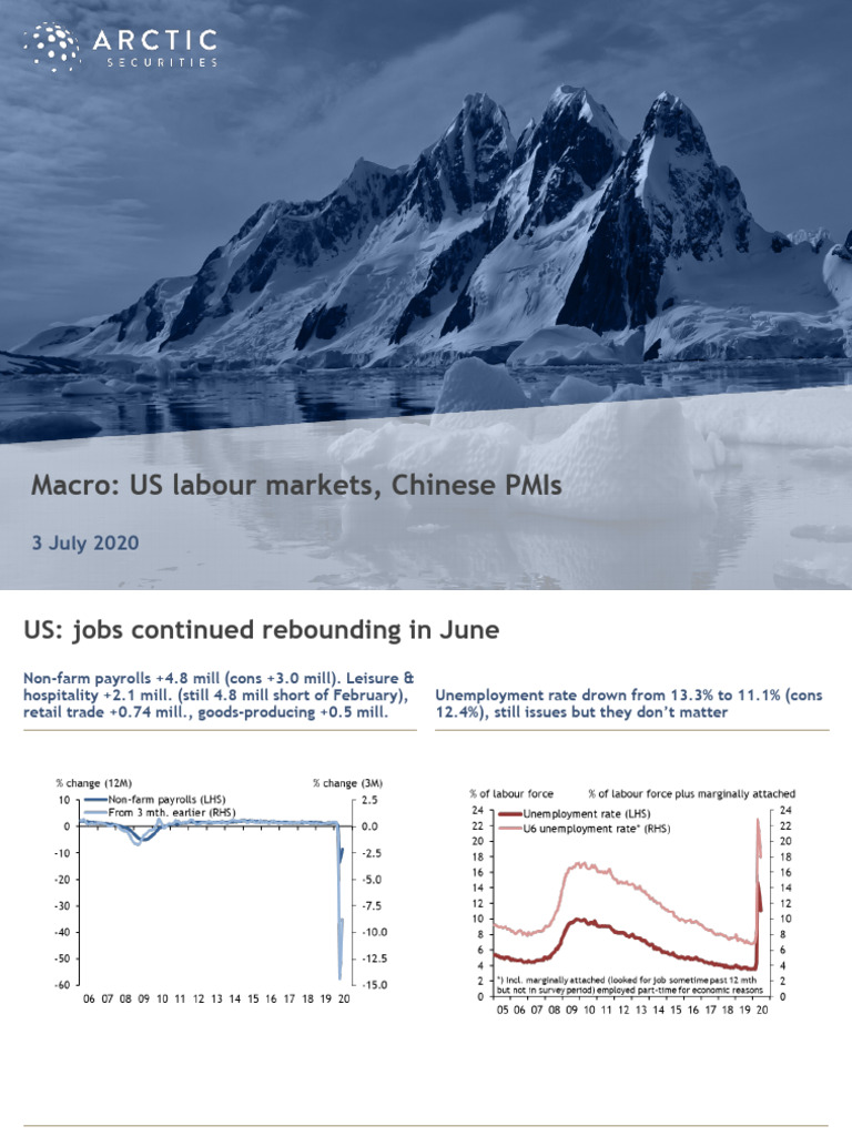 Macro 030720 US Labour Market, China PMIs | PDF | Risk | Foreign ...