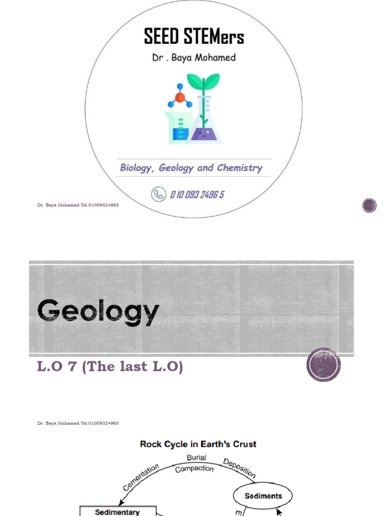 Geology L.O 7 grade 10 Dr. Baya | PDF | Rock (Geology) | Igneous Rock