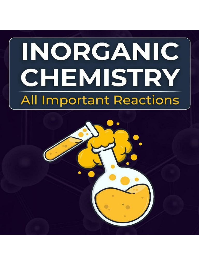 INORGANIC Chemistry All Reactions | PDF
